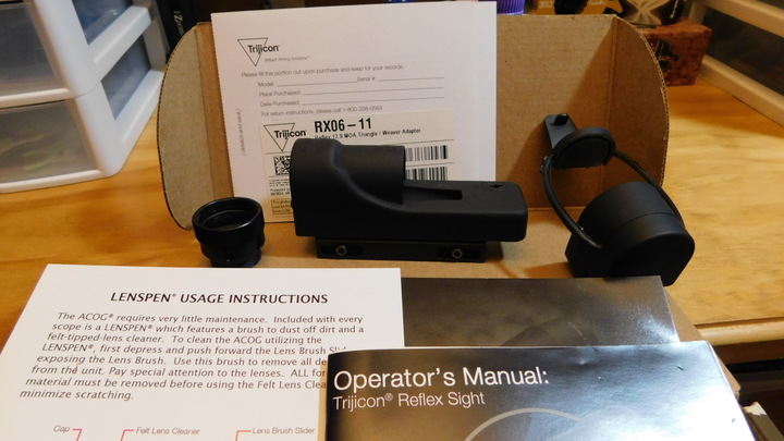 WTS Trijicon ACOG RX06-11 optic | RugerForum.com – Serving Ruger Owners ...