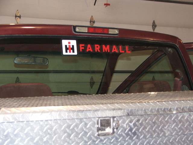 My new Farmall IH decal - General Chat - Red Power Magazine Community
