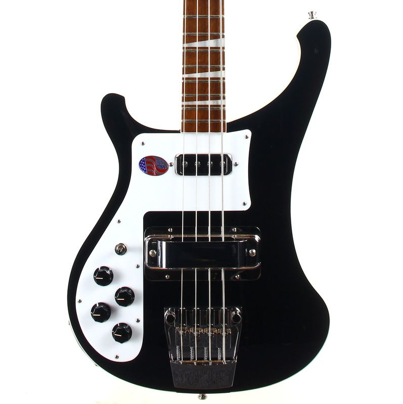 2020 Rickenbacker 4003 Left-Handed Jetglo Black Electric Bass - MINTY ...