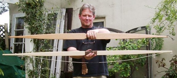 3 Bamboo Backed bows (2 hickory & 1 Lemonwood) Photos - PaleoPlanet
