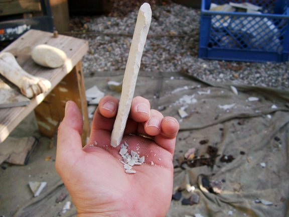 Johnstone/Slab Knapping Tutorial - PaleoPlanet