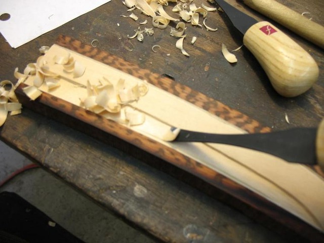 Lined wooden sheath tutorial - PaleoPlanet