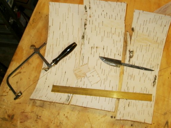 Photo 1 of 33, Making a Birch Bark Knife Handle