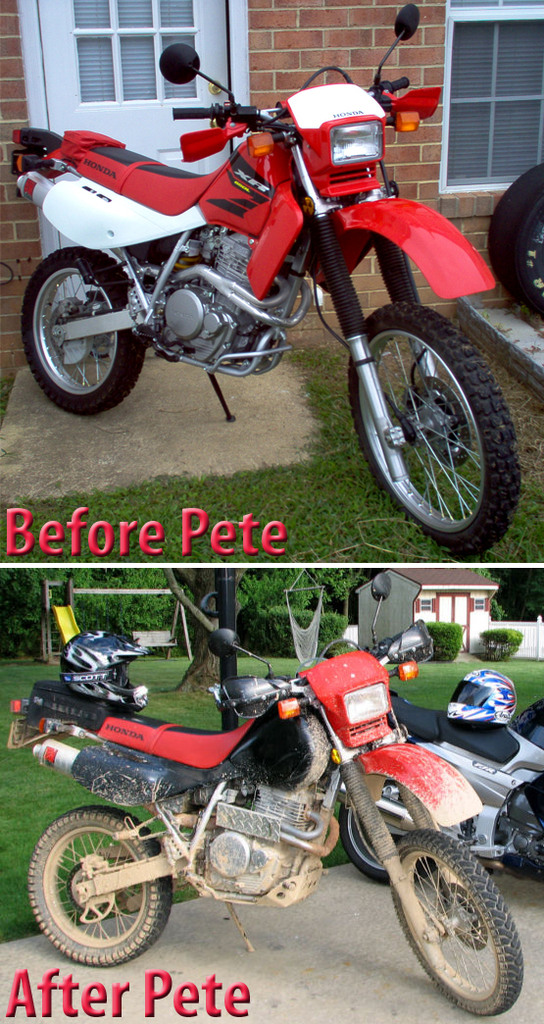 Let's see your BEFORE and AFTER photos | Page 4 | Adventure Rider