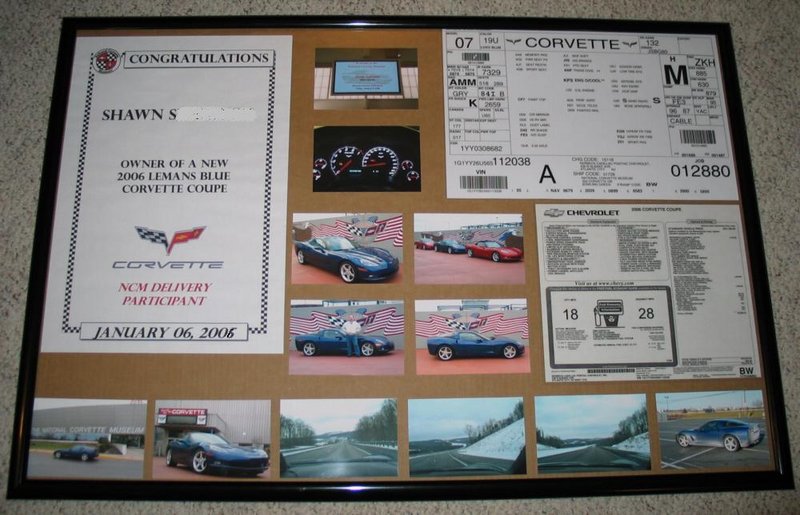 How'd you display build sheet/window sticker? - CorvetteForum ...