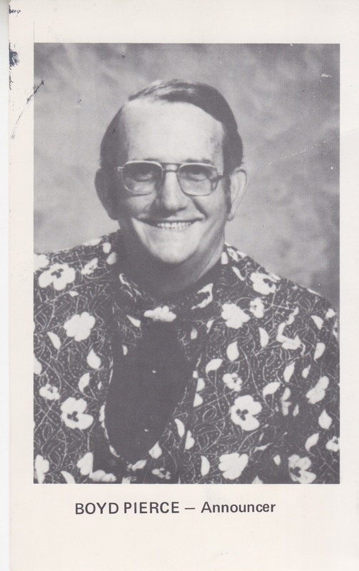 Boyd Pierce/Exhibit ESCO wrestling cards