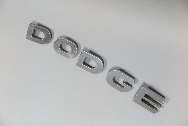 1957 Dodge Sweptside Pickup Town Panel Power Wagon Truck DODGE Badges ...