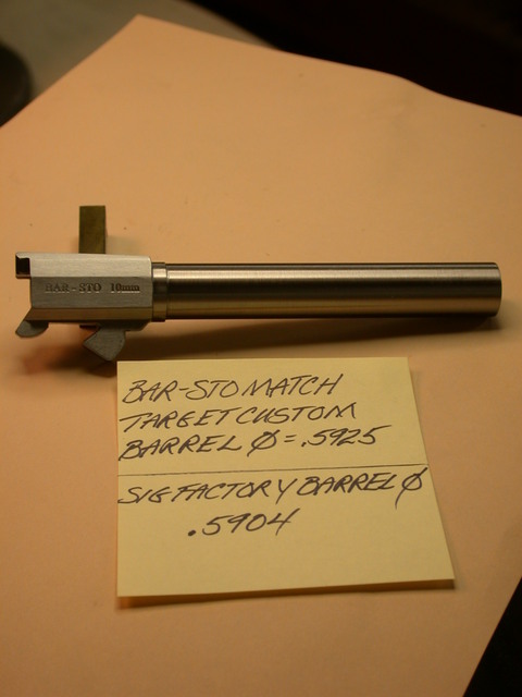 Sig P220-10 10mm Bar-Sto Match Target Barrel Fit - PART 1 | SIG Talk
